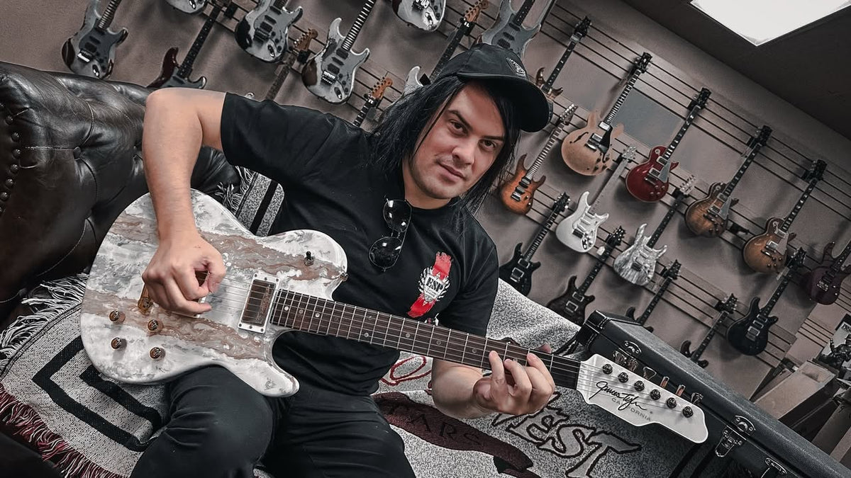 James Tyler White Shmear Guitar Shines at Wild West Guitars LA — Trend ...